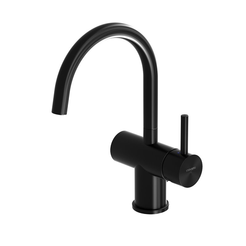 Blandebatteri: Steinberg servantbatteri 100 matt svart